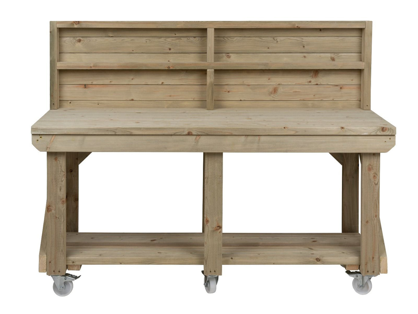 Wooden Pressure-Treated Indoor/Outdoor Workbench | Heavy-Duty & Durable ...